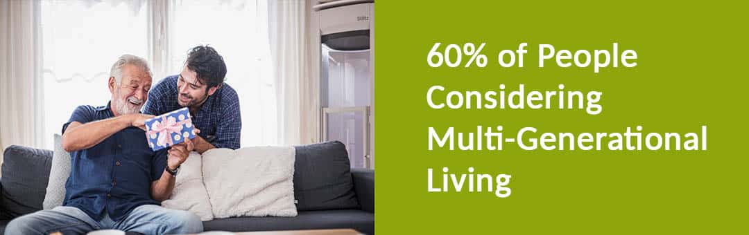 60% of People Considering Multi-Generational Living | Stiltz Home Lifts