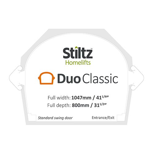 Through Floor Lifts by Stiltz - The Duo Home Lift